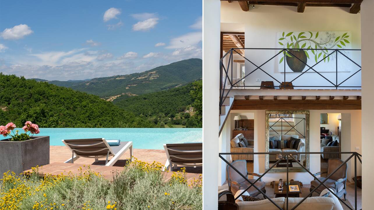 Luxury villa Casa Lazzari for rent in Umbria, Preggio | Home In Italy