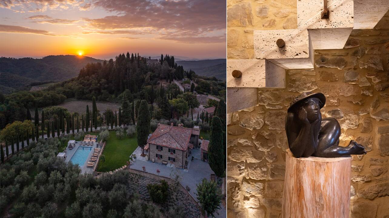 Luxury villa Ottavia for rent in Tuscany, Gaiole In Chianti | Home In Italy