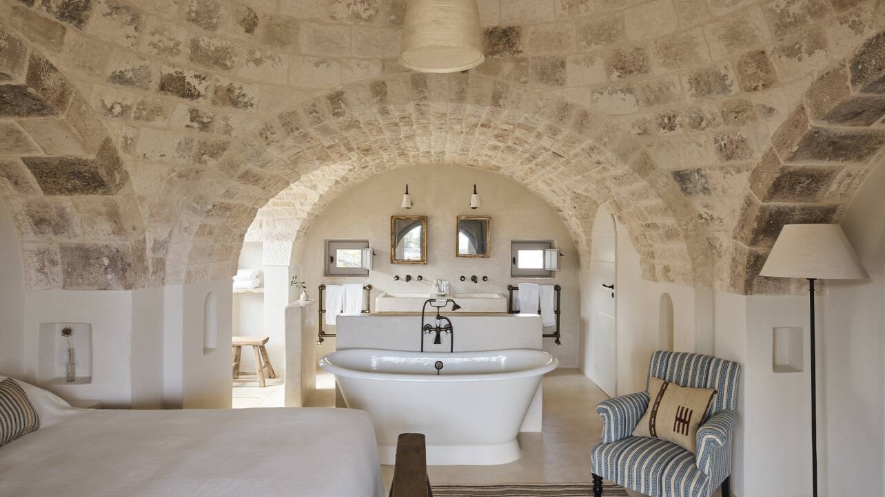 Luxury villa Masseria Paride for rent in Puglia, Fasano | Home In Italy